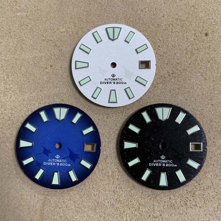 Watch Dial 28.5mm Green Luminous Watch Dial Accessories for Japan NH35 ...