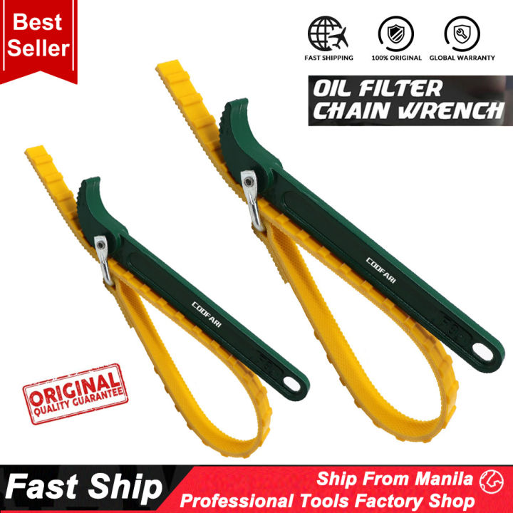 COOFARI 9 inch 12 inch Belt Type Oil Filter Wrench | Lazada PH