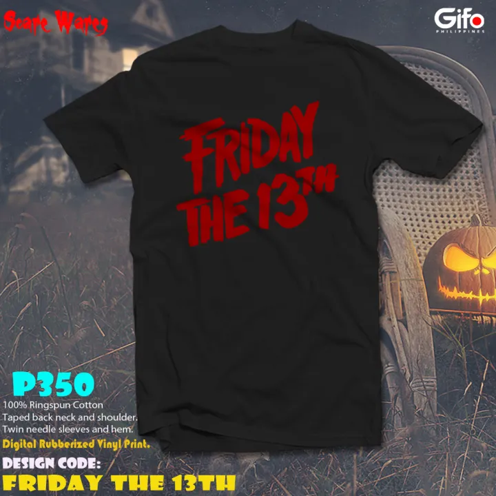 SCARE WARES Friday The 13th Gifo Shirt | Lazada PH