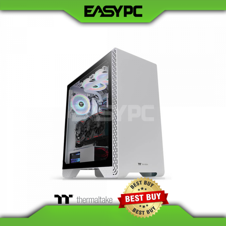 EasyPC | Thermaltake S300 Snow Edition CA-1P5-00M6WN-00 Mid Tower PC ...