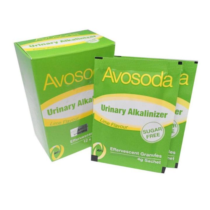 Avosoda Urinary Alkalinizer Effervescent Granules - Lemon (4g x 12 ...