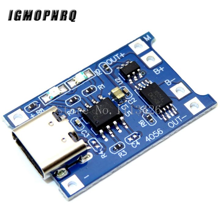 5Pcs/lot TP4056 Type-c USB 5V 1A 18650 Lithium Battery Charger Module ...