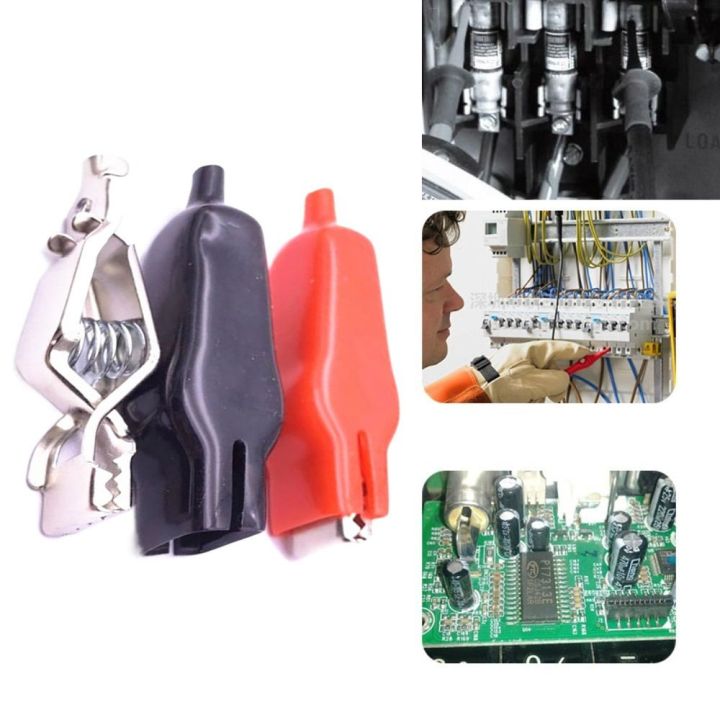 A8285 Electric Clamp Spring Clamp Double-Ended Crocodile Clips Test ...