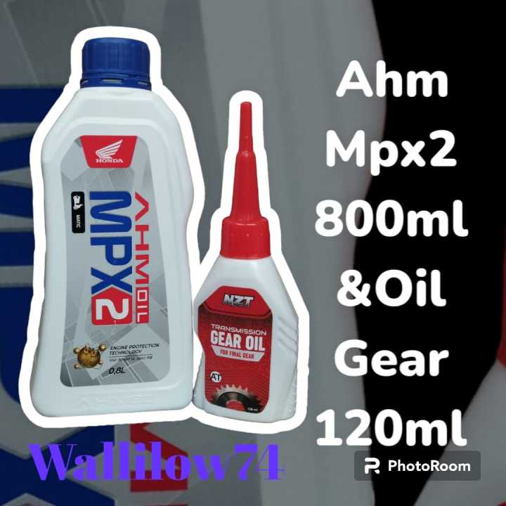 PAKET PROMO OLI MESIN MOTOR AHM MPX2 MATIC DENGAN OLI GARDAN 120ML ...