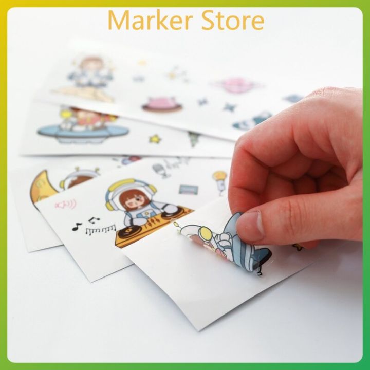 Cute Shape 2d Sticker Decoration for Diary Cute Pattern Die Cut Sticker ...