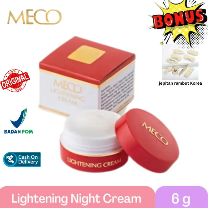 Meco Lightening Cream 6 gram - Krim Perawatan Wajah - Foundation ...
