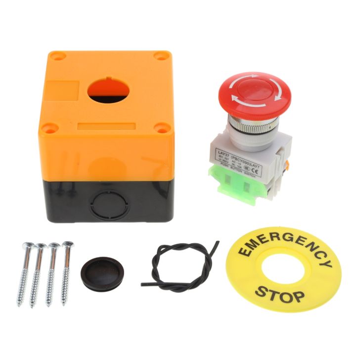 Emergency Stop Push Button With Cap for Equipment Lift Elevator Self ...