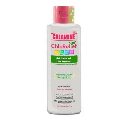CHLORELIEF Calamine Anti-Itch and Rash Baby Lotion 120ml | Lazada PH