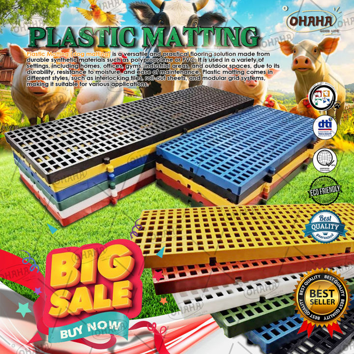 OHAHA HD PLASTIC MATTING FOR DOG PIG AND RABBIT | Lazada PH