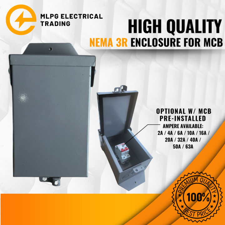 Nema 3R for MCB 2 POLE | (2A, 4A, 6A, 10A, 16A, 20A, 32A, 40A, 50A, 63A ...