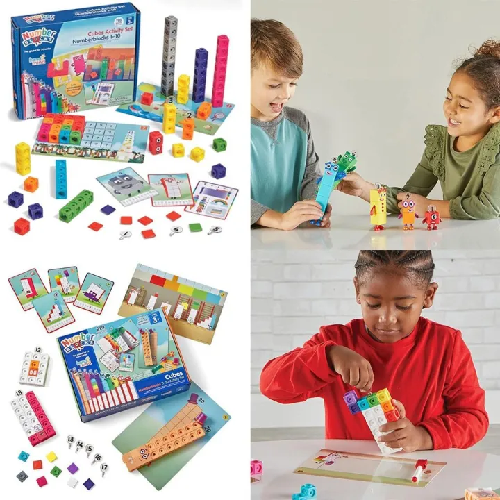 ANAMA Number 1 to 10 Building Block Build Early Math Skill Multicolor ...