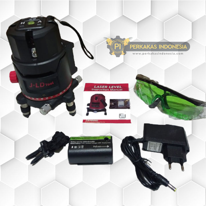 Laser Auto Level 5 Line 6 Point JLD TOOL Laser Self Leveling Waterpass ...