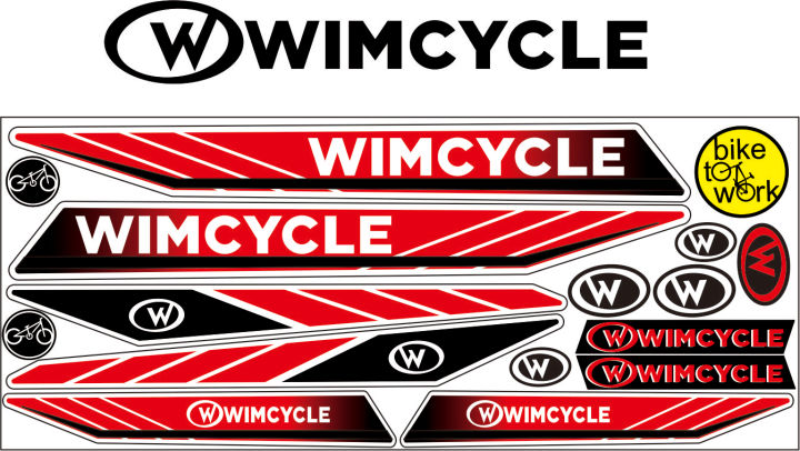 STICKER UNIVERSAL SEPEDA BMX WIMCYCLE STIKER POLET BIKE | Lazada Indonesia