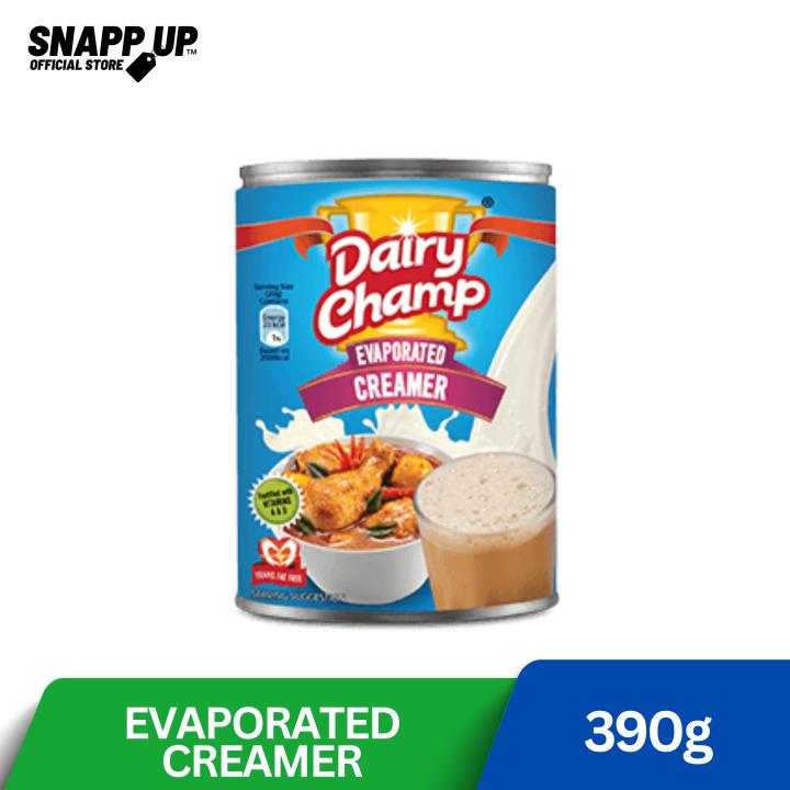 Dairy Champ Evaporated Creamer/Filled Milk/Full Cream 390g | Lazada