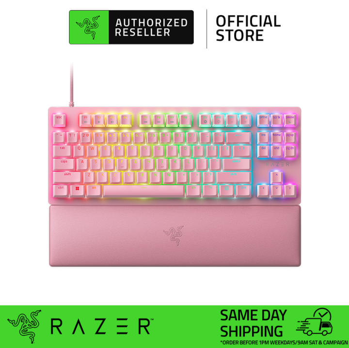 Razer Huntsman V2 TKL Quartz - Tenkeyless Optical Gaming Keyboard | Lazada