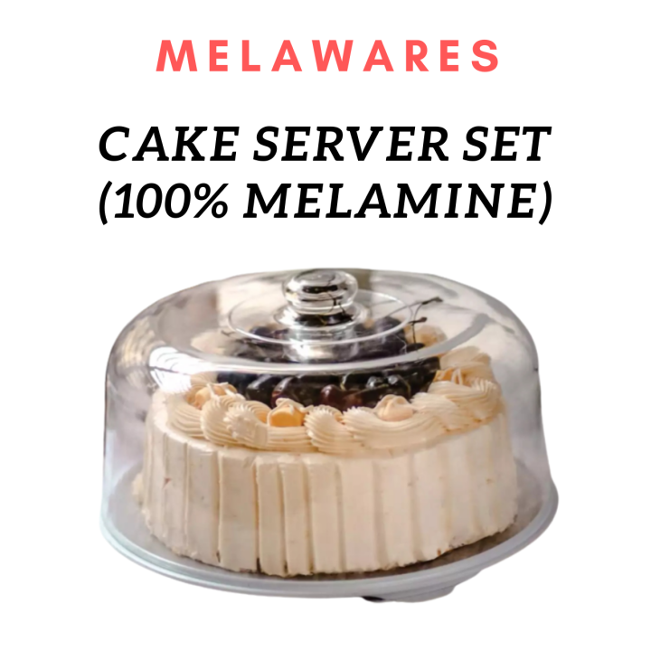 [MELAWARES] CAKE SERVER SET (100% MELAMINE) | Lazada PH
