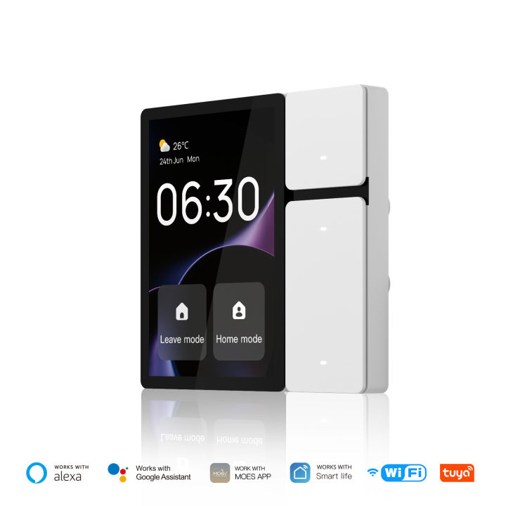 Tuya central control screen 3.5 inch smart home with button switch ...