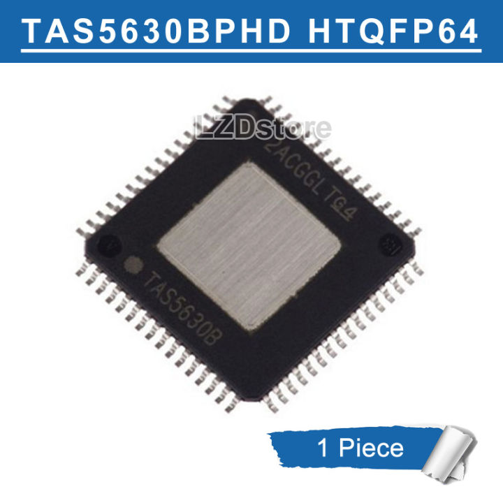 1ชิ้นต้นฉบับ TAS5630B TAS 5630B QFP-64 TAS5630BPHD TAS56308 QFP64 SMD เครื่องขยายเสียงพลัง ...