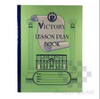 Victory Lesson Plan Book (40s and 80s) Blue Lines sold per piece ...