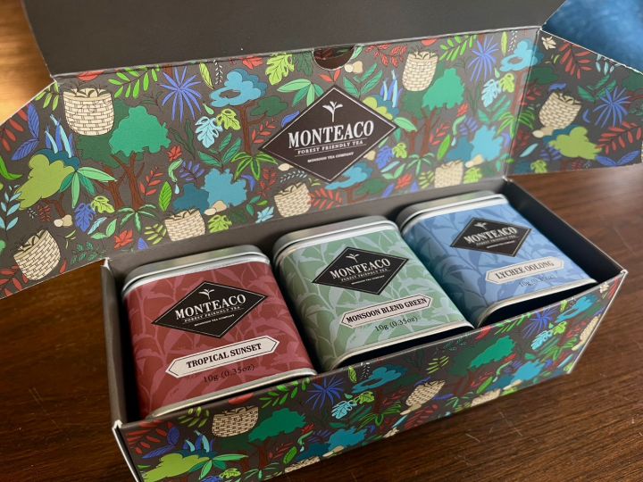 Monsoon tea box set บรรจุชา ขนาด 10g 3 กระป๋อง ชาป่า ชาพรีเมียม จากภาค ...