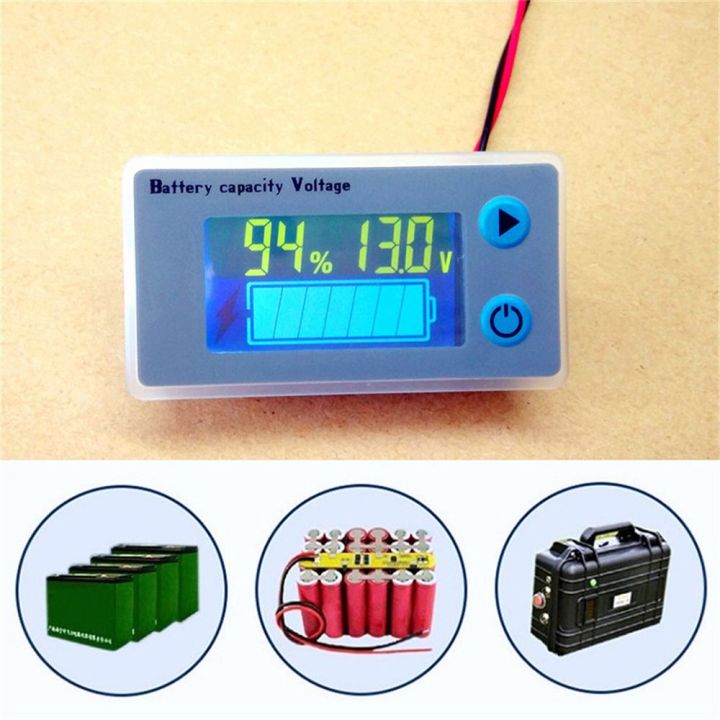D5JKY 10-100V Acid Lead Lithium Battery Voltmeter Digital Voltage ...