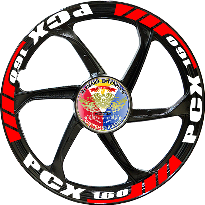 honda pcx 160 mags stickers set for 2 mags front and rear | Lazada PH