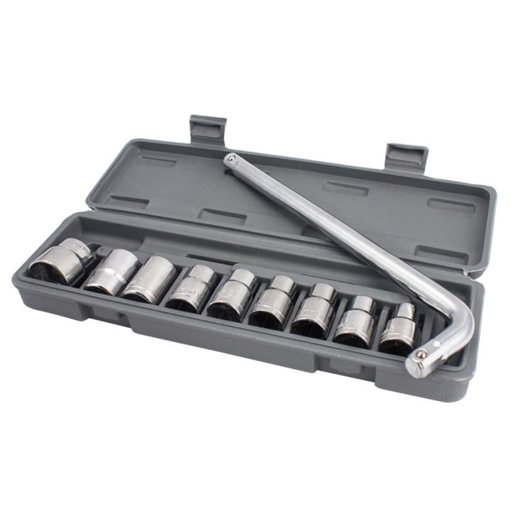 10Pcs Socket Wrench Set Car Repair Bicycle Mechanic Tools Professional ...