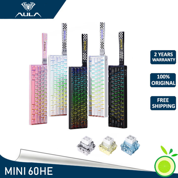 AULA MINI60 HE three-mode magnetic axis keyboard mechanical high ...