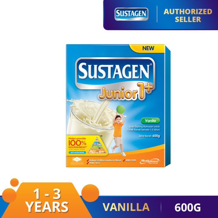Sustagen Junior 1+ Vanilla - 600g (Milk Formula) | Lazada