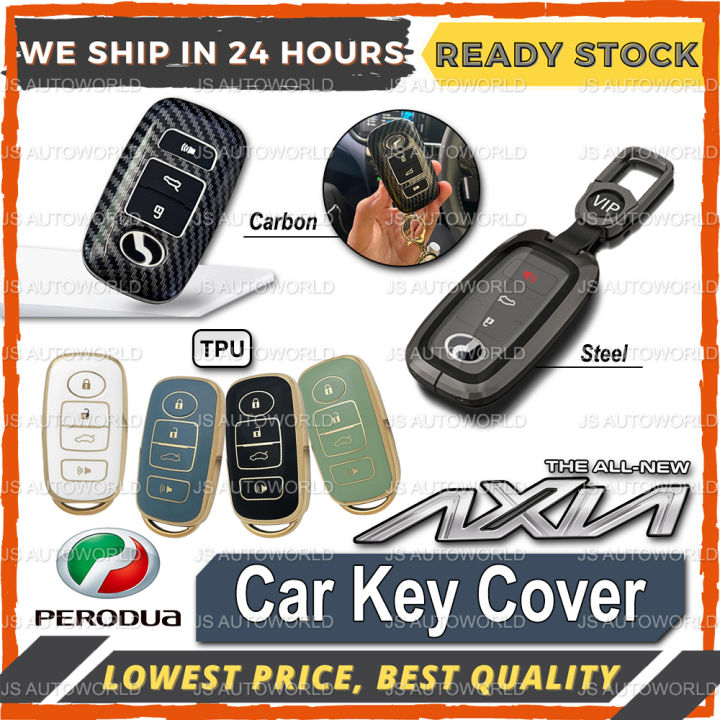 Perodua New AXIA 2023 X SE AV Car Key Cover Cover Kunci Kereta Axia ...