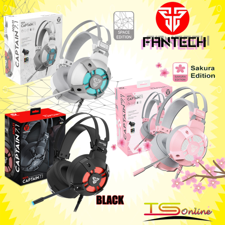FANTECH HG11 HG11 Pro CAPTAIN 7.1 SURROUND SOUND GAMING HEADSET ( Space ...