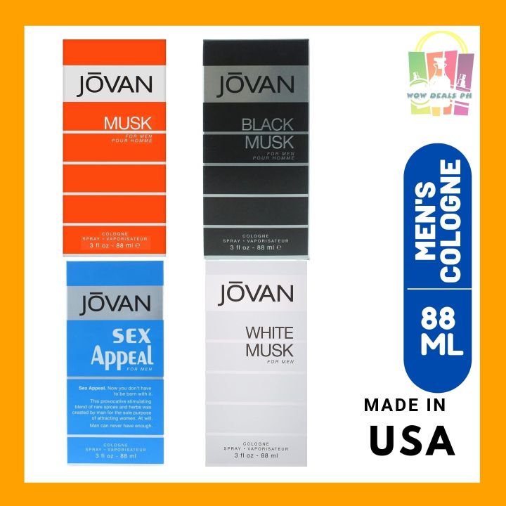 Jovan for MEN EAU DE Cologne Spray 88ml & Jovan Set Made in USA | Lazada PH