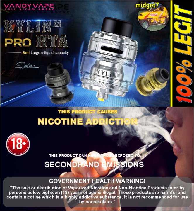 Vandy Vape Kylin M Pro RTA Atomizer | Lazada PH