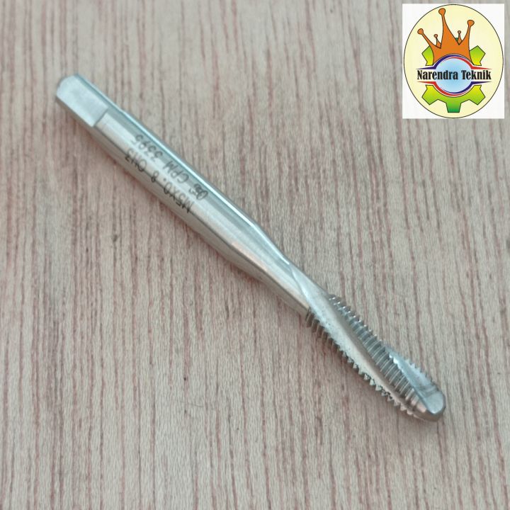 tap hand tap tap mesin OSG M5x0.8 semi spiral bukan yamawa ulir baut 8 ...