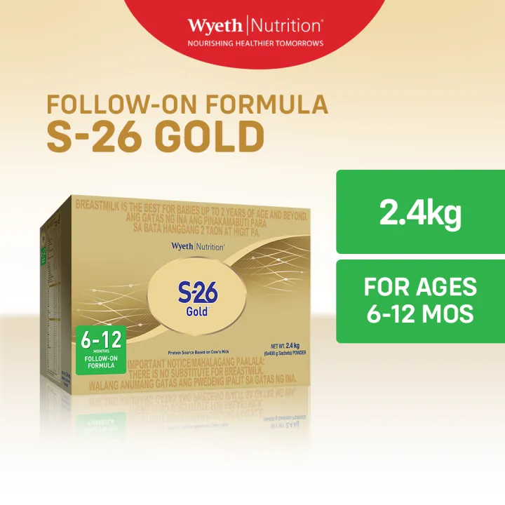 Wyeth Nutrition S-26 GOLD 6-12 months 2.4kg | Lazada PH