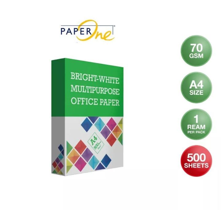 BMO Bright-White A4 A3 Multipurpose Office Paper 70gsm 80gsm 500 Sheets | Lazada