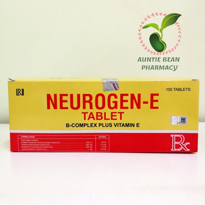 NEUROGEN-E TABLET 100'S | Lazada