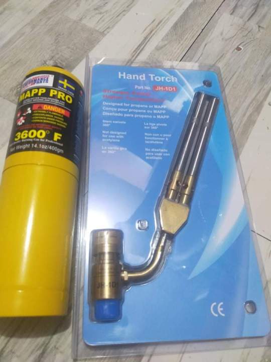MAPP TORCH AND MAPP GAS SET FOR SOLDERING USE HEAVY DUTY | Lazada PH