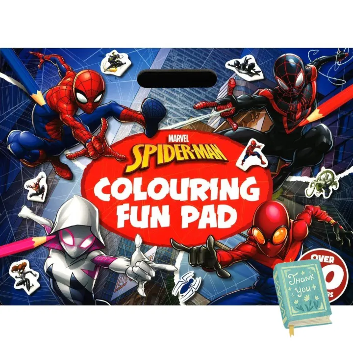 Yay, Yay, Yay ! >>>> หนังสือ *Giant Colour Me Pad Marvel: Marvel Spider ...