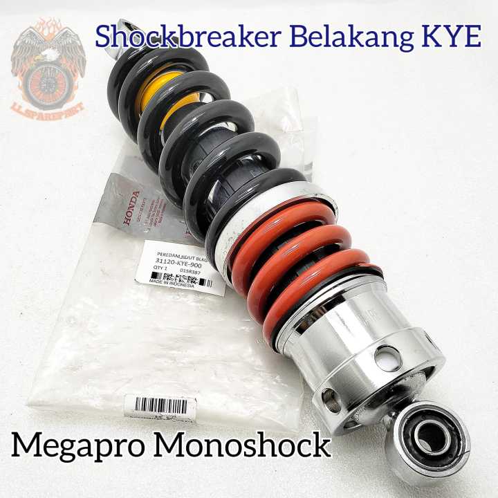 SHOCKBREAKER SHOCK BELAKANG HONDA KYE MEGA PRO MONOSHOCK KUALITAS ASLI ORIGINAL HONDA PRESISI ...