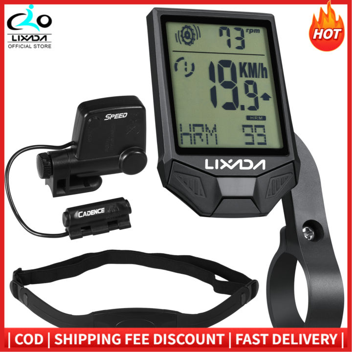 Lixada Official Store ไมล์จักรยาน มาตรวัดความเร็วจักรยาน มีเซ็นเซอร์วัด ...