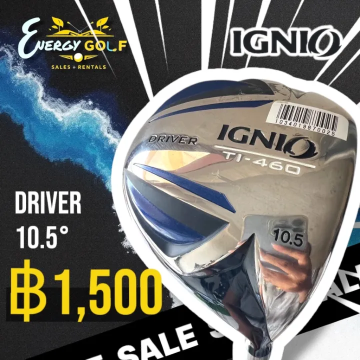 (มื2) IGNIO Ti-460 Driver / 10.5 Degree / Flex R Graphite | Lazada.co.th