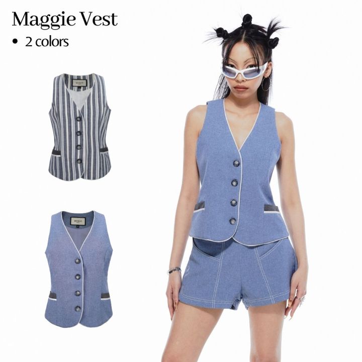 Merge Official - Maggie Vest (จัดส่ง 16 Aug) | Lazada.co.th