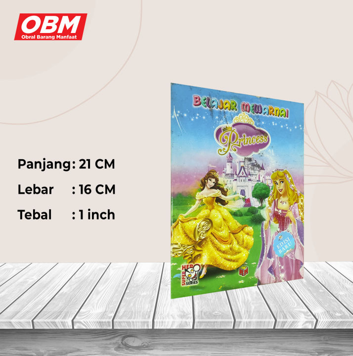 BUKU ANAK - BELAJAR MEWARNAI PRINCESS | Lazada Indonesia