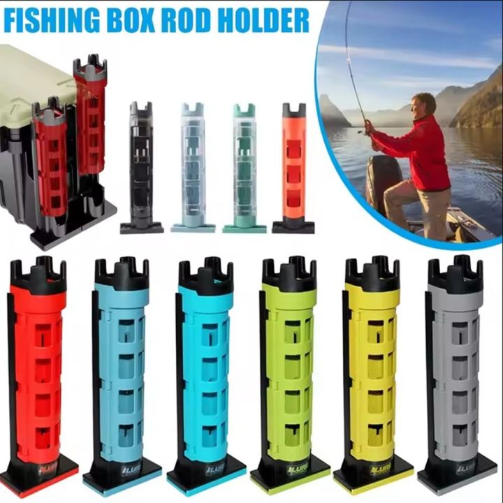 ROBERTADE Di động Hộp đựng cần câu Bền Nhựa Hộp dụng cụ câu cá Lưu trữ ...