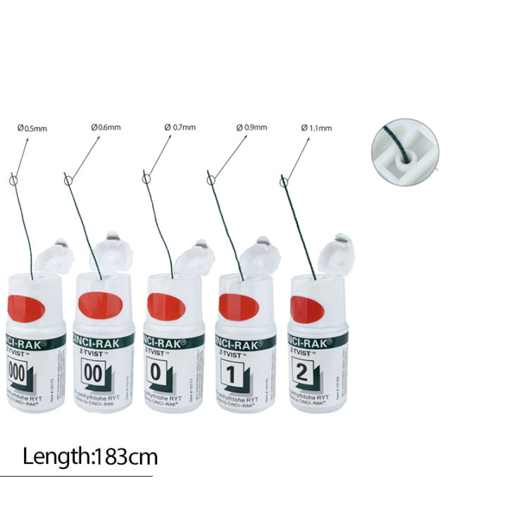 Dental Thread Disposable Gingival Retraction Cord Knitted Cotton Gum ...