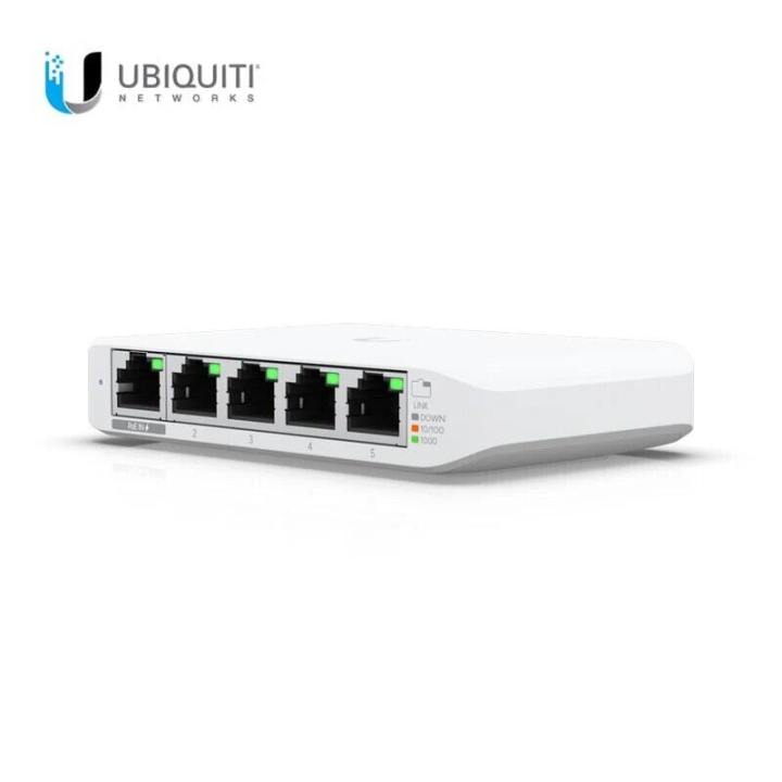 Ubiquiti Networks UniFi USW-Flex- Managed 5-Port Gigabit Switch with ...