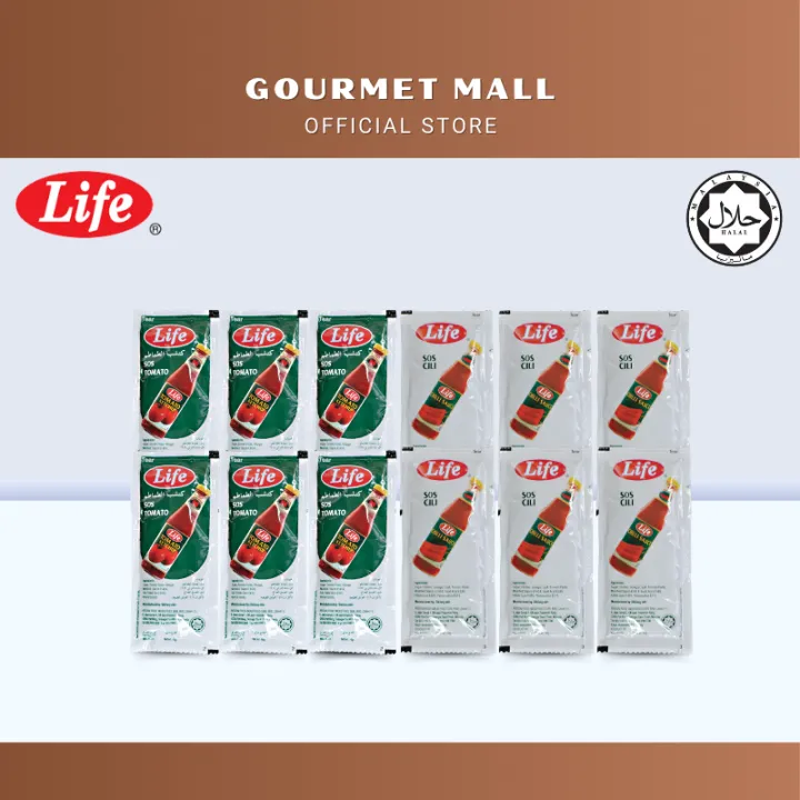 Life Chili Sauce Tomato Sauce - 10g x (20/50 Sachets) | Lazada