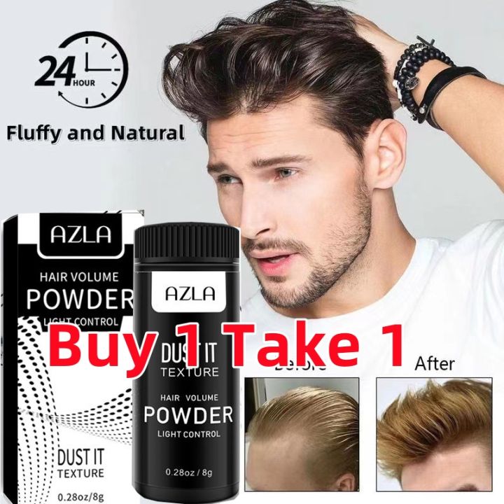 [BUY 1 TAKE 1]AZLA Hair Powder For Man Styling Refreshing Fluffy Powder ...
