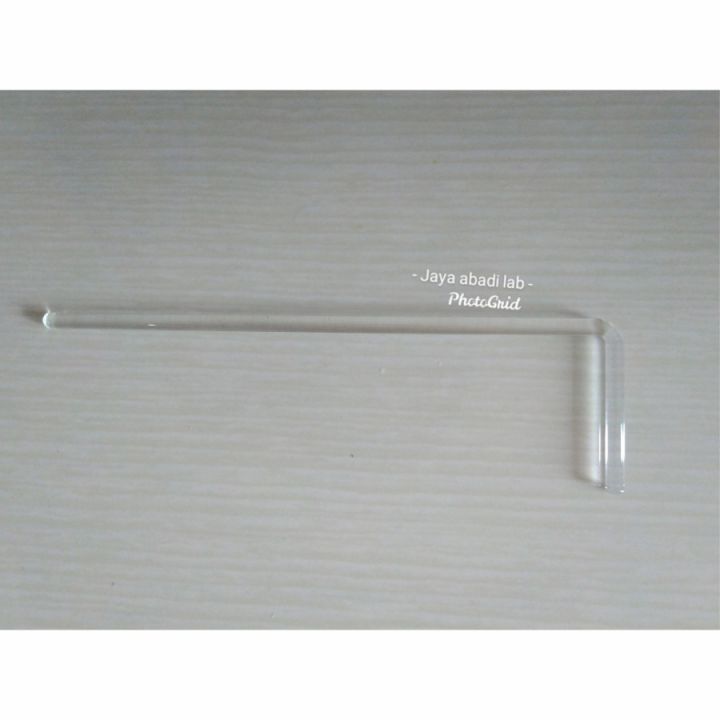 batang pengaduk kaca L ukuran 6.5x 200 + 50 mm | Lazada Indonesia